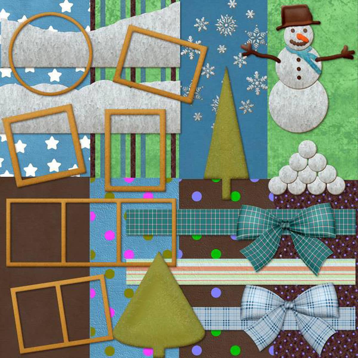 CHRISTMAS WISHES - Digital Scrapbooking Kit Mega Set - Scrapbook MAX!