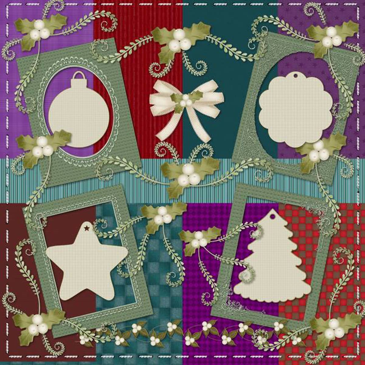 CHRISTMAS WISHES - Digital Scrapbooking Kit Mega Set - Scrapbook MAX!